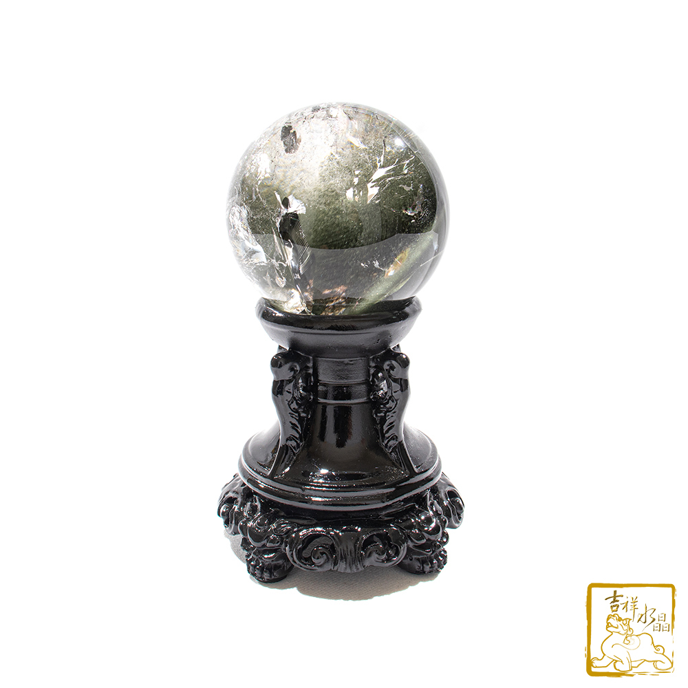綠幽靈水晶球6.3cm 財富健康【吉祥水晶專賣店】 綠幽靈水晶球6.3cm 財富健康【吉祥水晶專賣店】