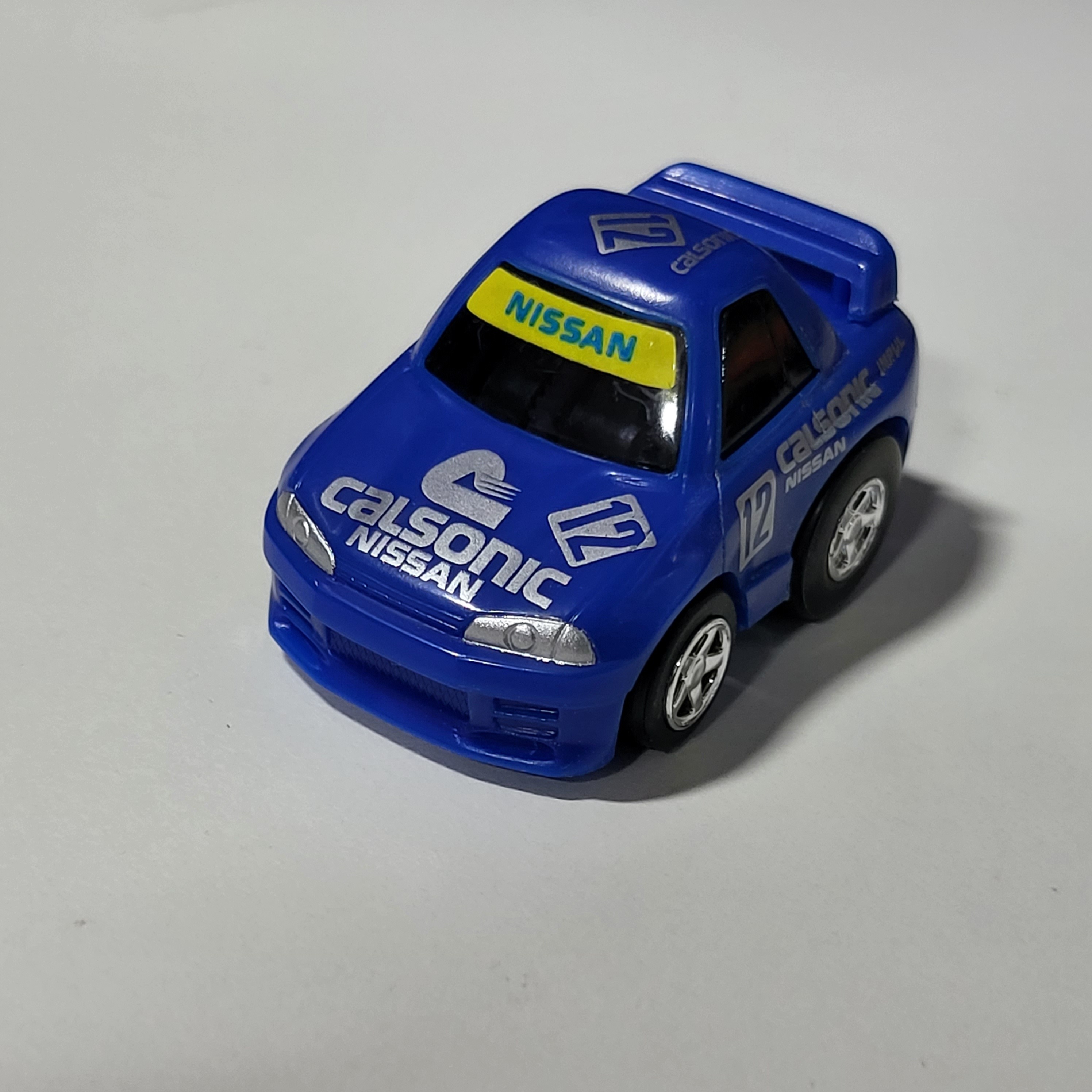 Choro Q Nissan Skyline GTR R32 Calsonic (silver head...
