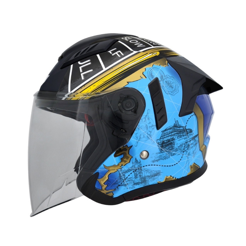 M2R VO-1 彩繪 #2鐵達尼號 半罩式安全帽｜安信騎士