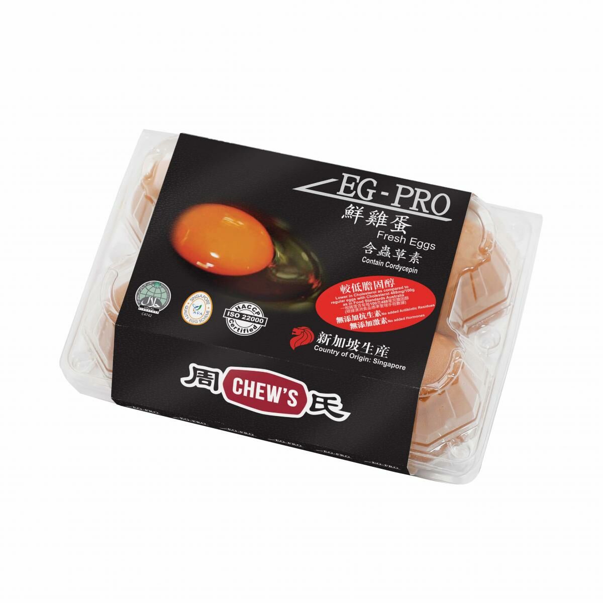 Chew's Eggs - Non -Hormone Chew's Cordyceps Fresh Eg...