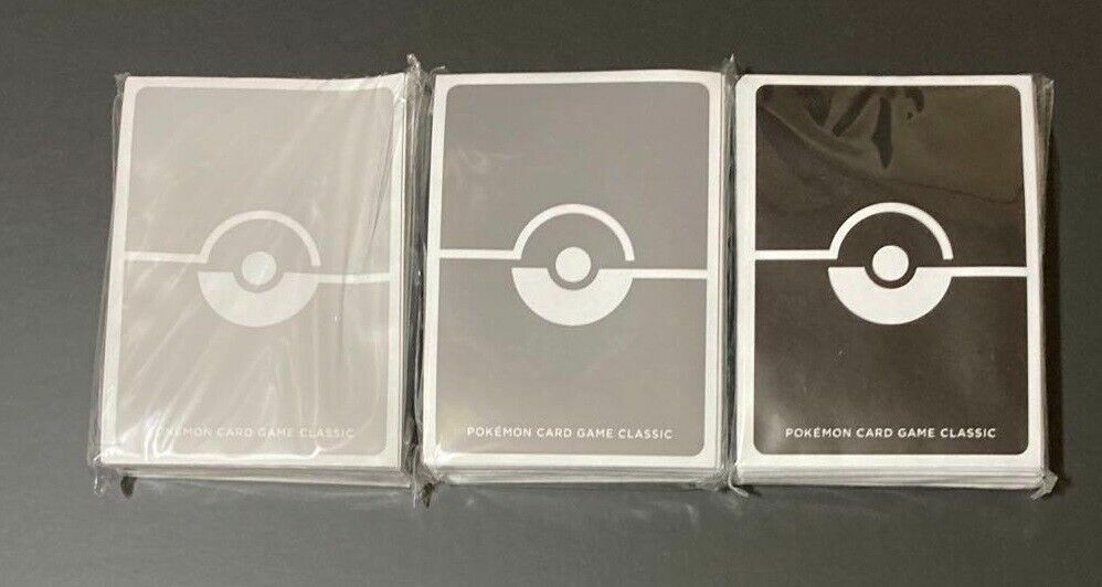 卡套 - Pokemon TCG Classic (淺灰/深灰/黑) (64pc)