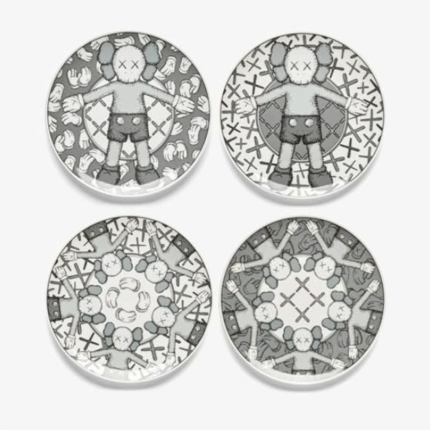 KAWS x NGV Ceramic Plate Set - KAWS | Artemin Store