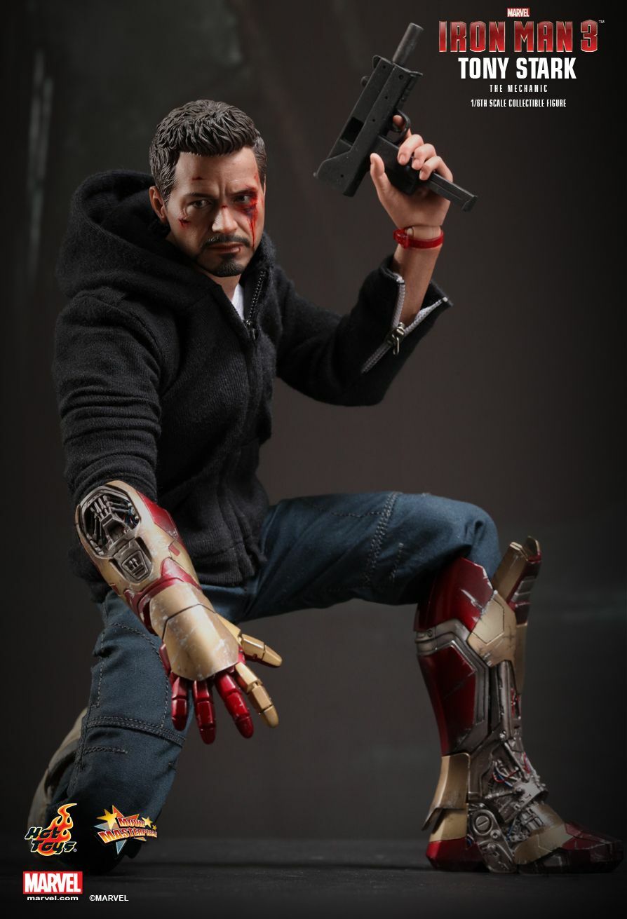 hottoys (new 2) mms209 TONY STARK (THE MECHANIC) hts
