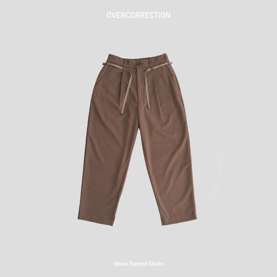 Unisex Tapered Slacks / Black