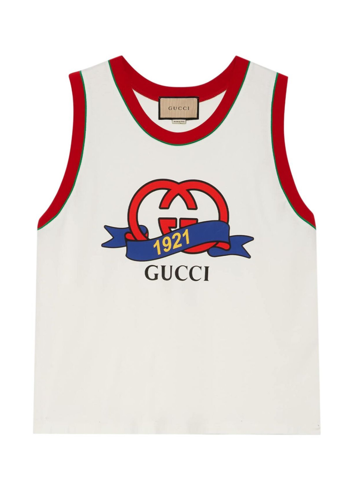 Gucci interlocking G 1921-print cotton vest