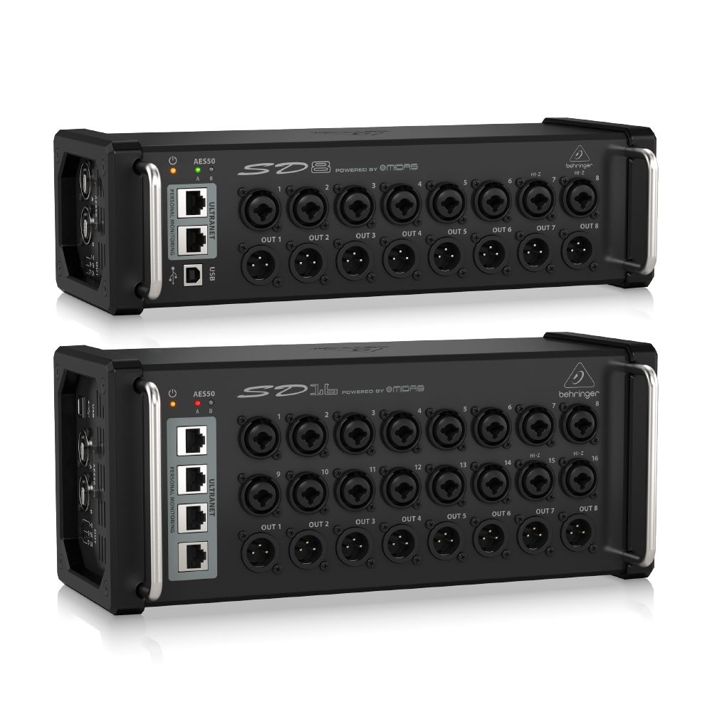 Behringer / SD系列 數位多軌StageBox ( SD8 / SD16 )