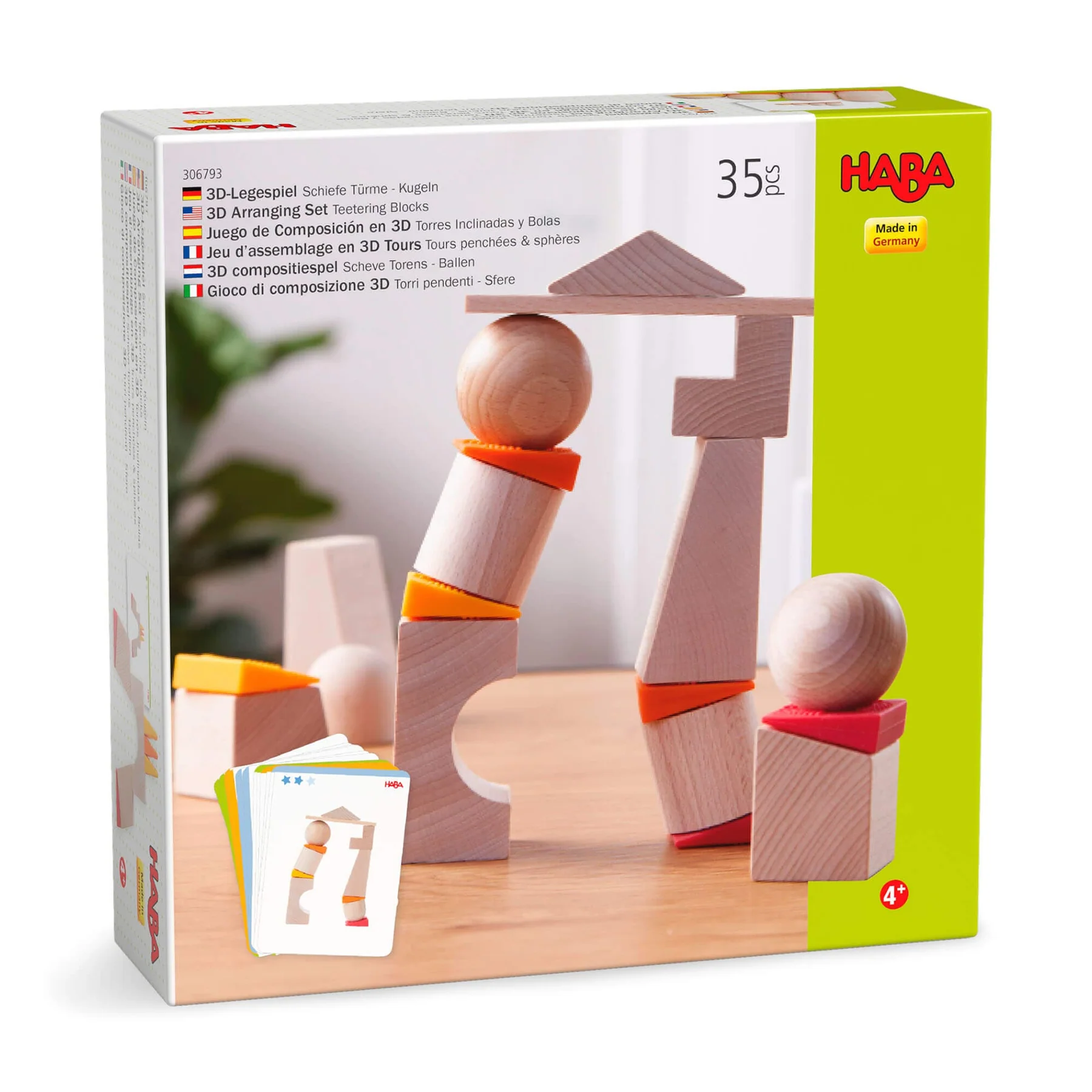 3D Arranging Set Teetering Blocks (35pcs) - Eng ver.