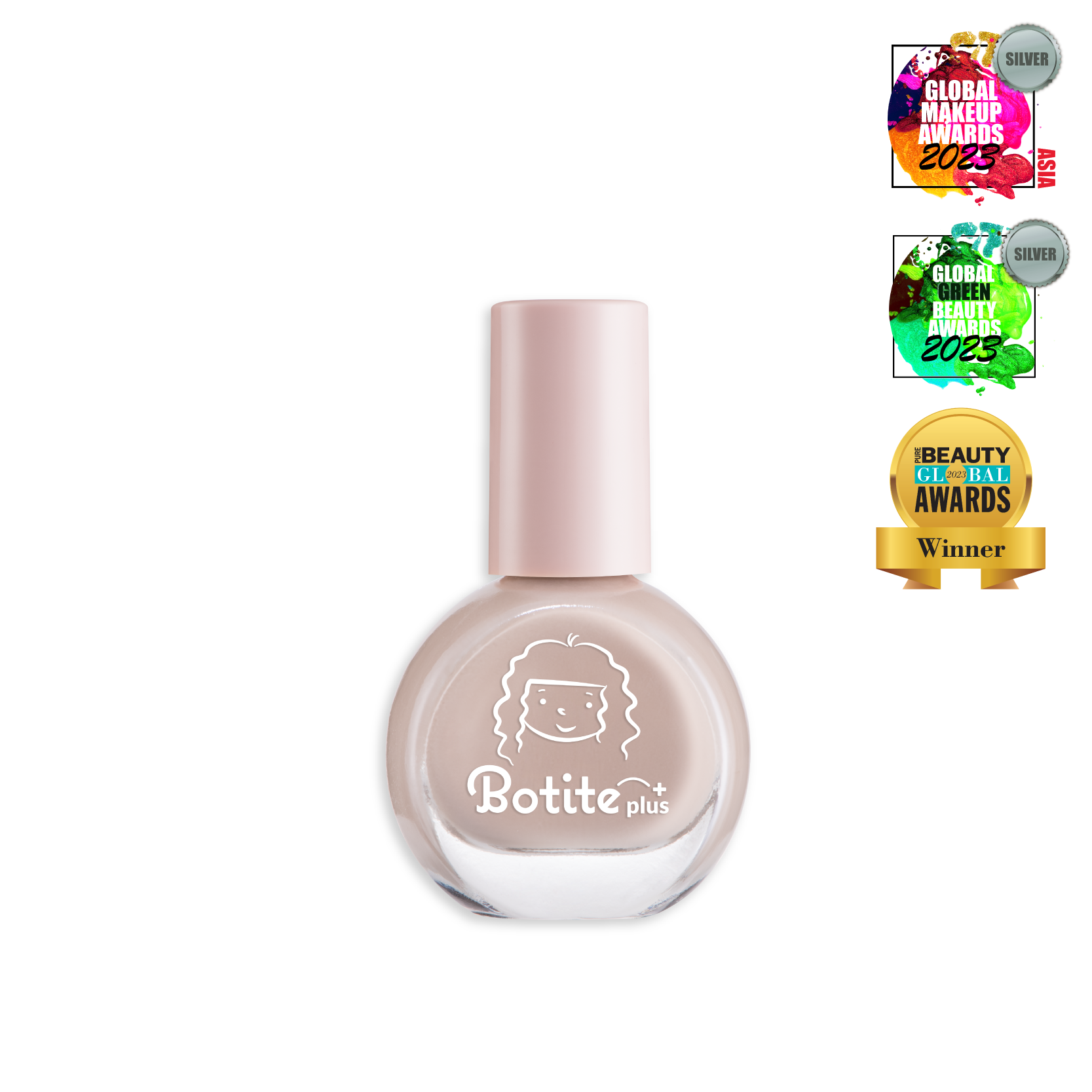 BOTITE PLUS兒童專業美妝保養品牌★可剝除式水性指甲油 M4 彩虹馬卡龍杏