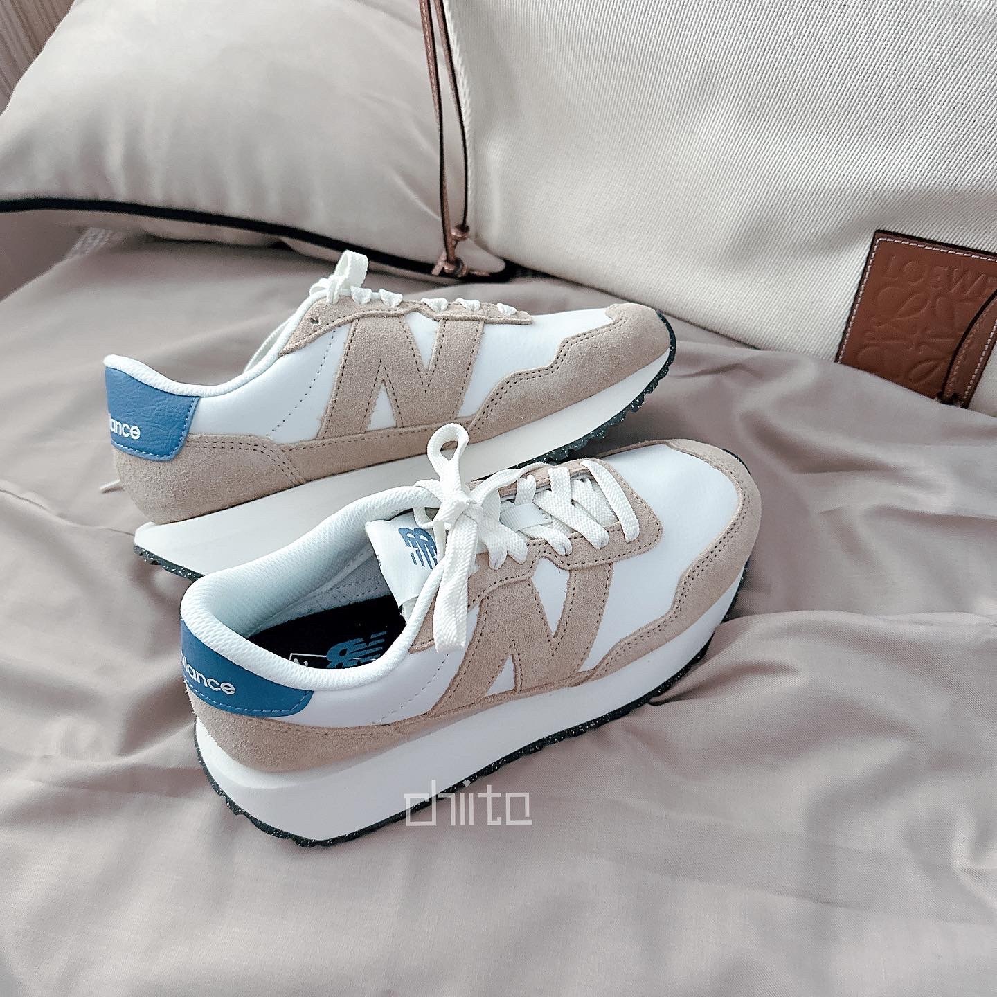 chichiito 日本 New Balance MS237 奶茶藍 MS237SM