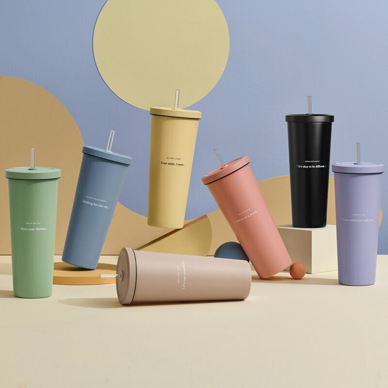 極美色系Oolabtw水杯|850ml不鏽鋼|莫蘭迪系列|