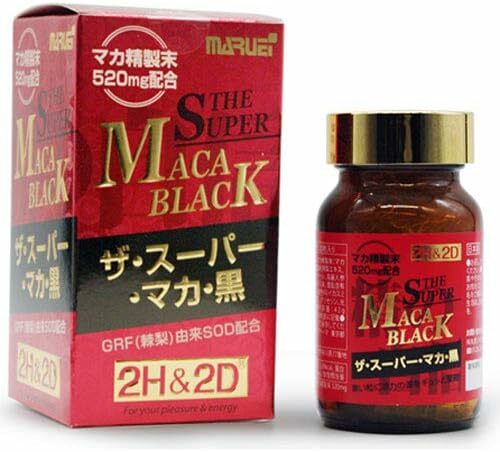 日本 2H&2D-The Super Maca Black 520mg 特強黑瑪卡複合營養丸-120Tabs