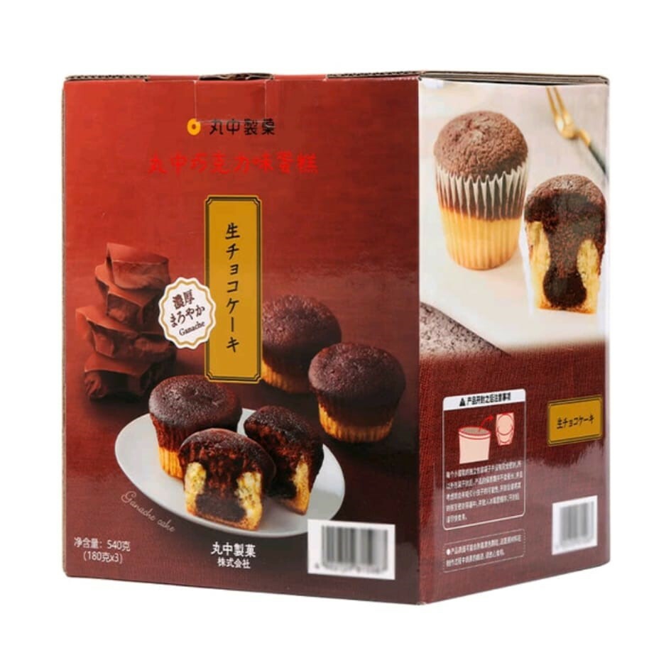 丸中巧克力味蛋糕540g (180g x 3)