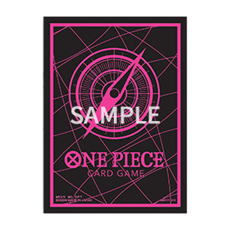 官方卡套 6 常規 黑&粉 | 海賊王OPCG海賊王咭牌遊戲