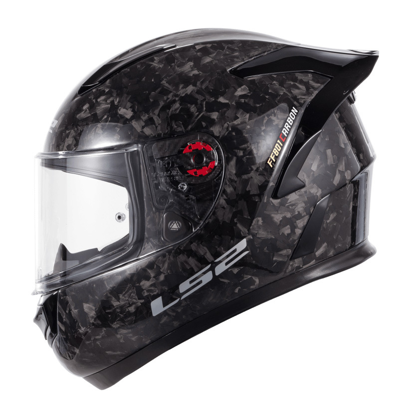 LS2 FF801 CARBON 亮面鍛造碳纖維 全罩安全帽｜安信騎士