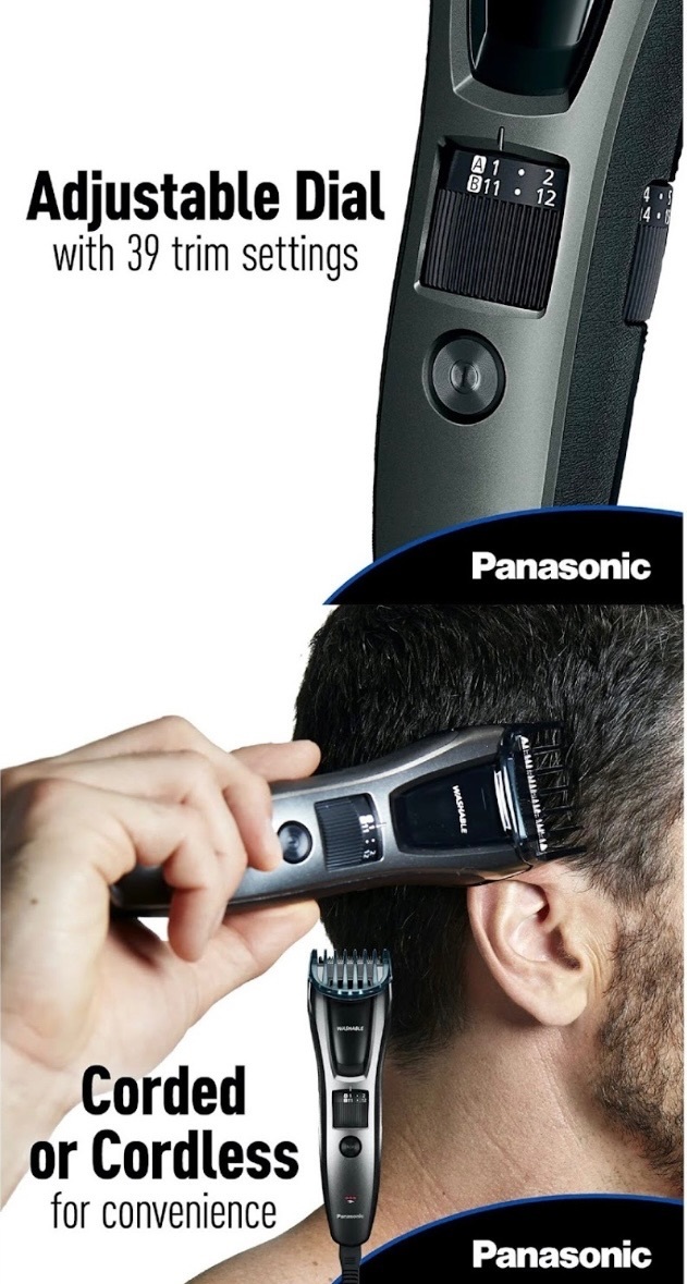 Panasonic - ER-GB60 理髮器 (可修剪鬍鬚) 原價 $578（TP556）