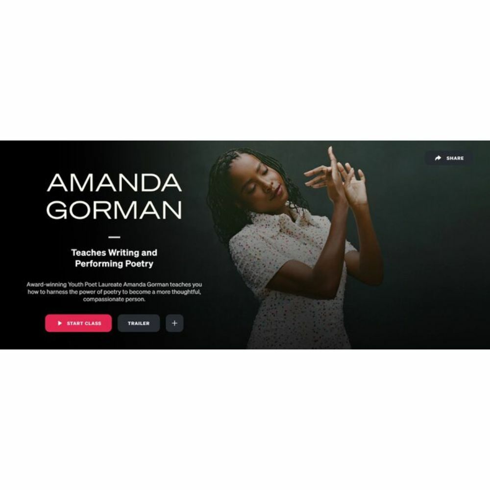 Amanda Gorman Teaches Writing and Performing Poetry