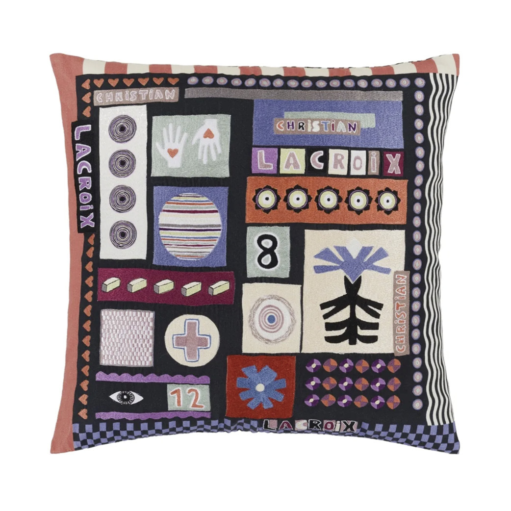 【Christian Lacroix】Bloc - Note Mosaique 馬賽克抱枕