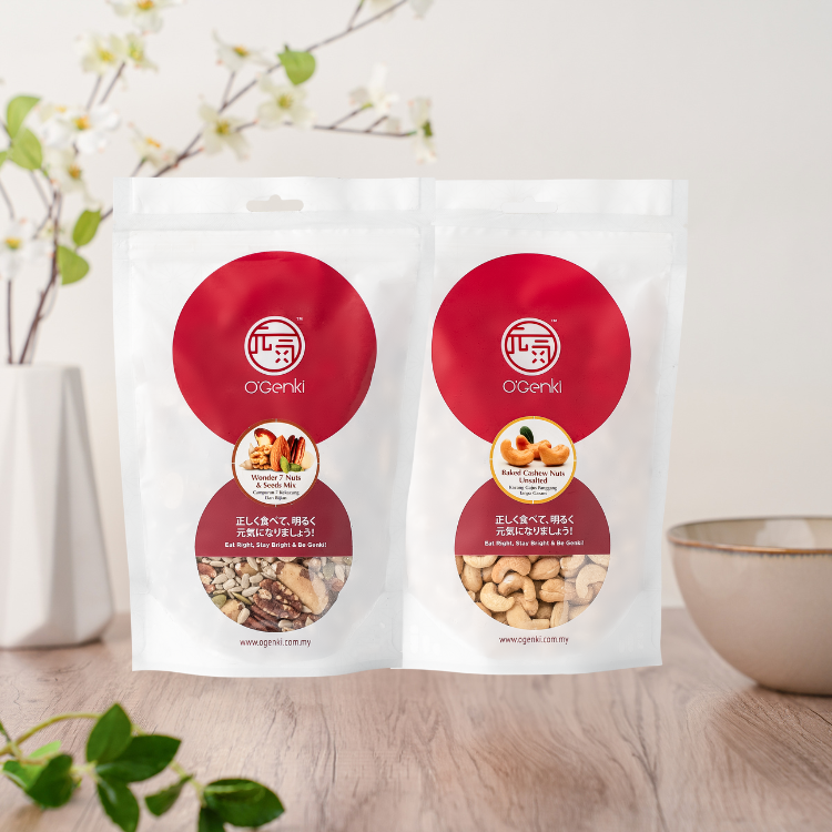 O'Genki Mix & Match Wonder 7 Nuts&Seeds Mix 450g/Baked