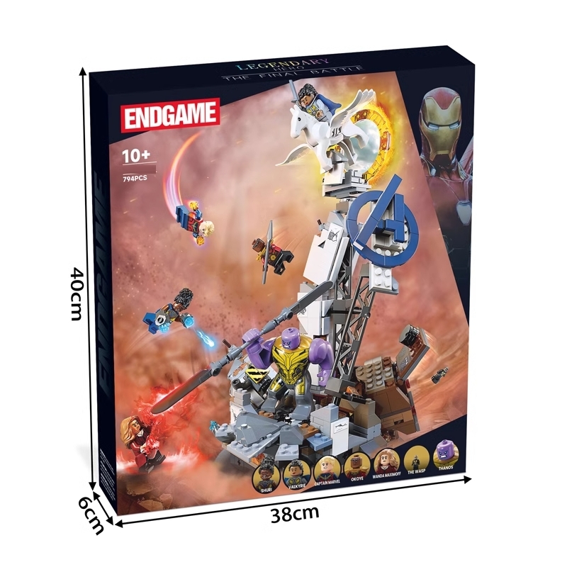 Endgame Final Battle Buildings Set Fit Lego NO BOX