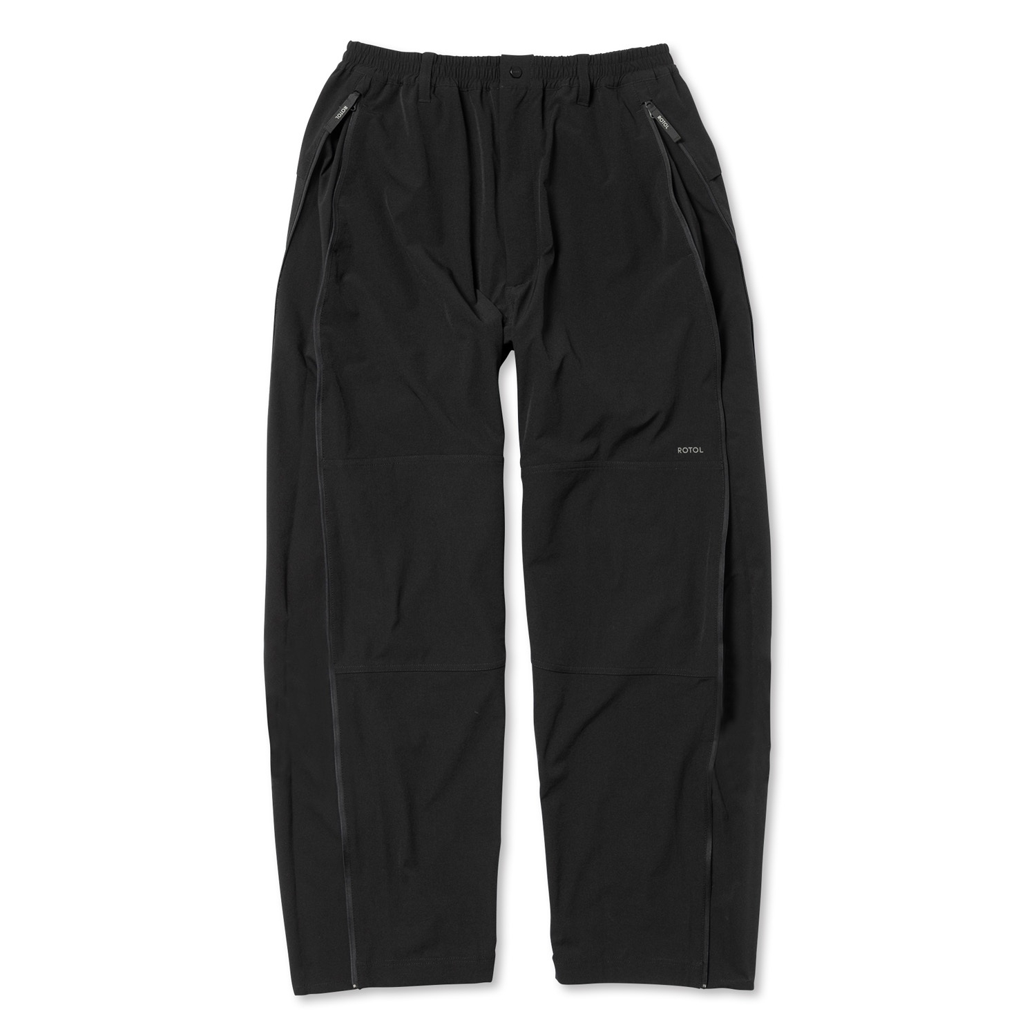 ROTOL - TWIST ZIP TECH TRACK PANTS / BLACK