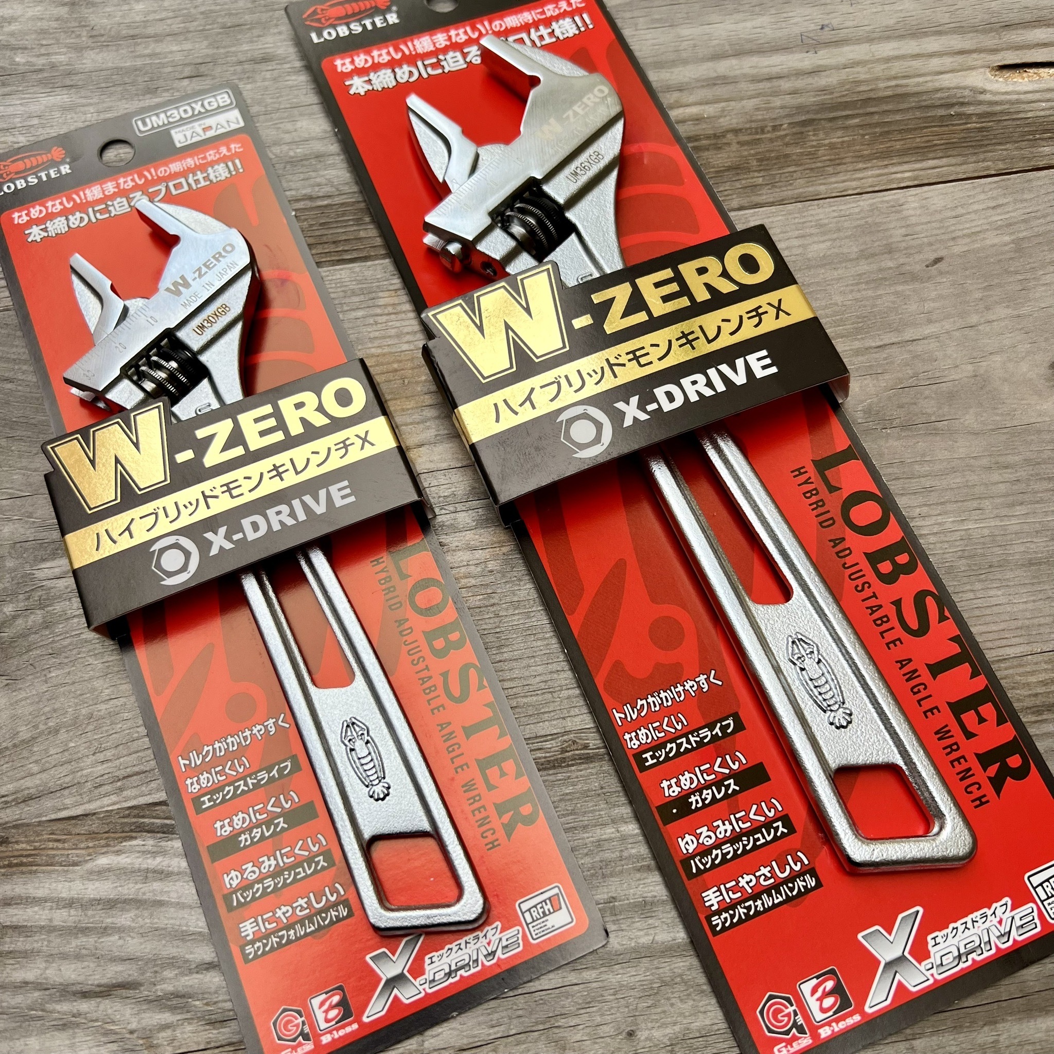 LOBSTER 蝦牌 UM30XGB UM36XGB 活動板手 W-ZERO 日本製