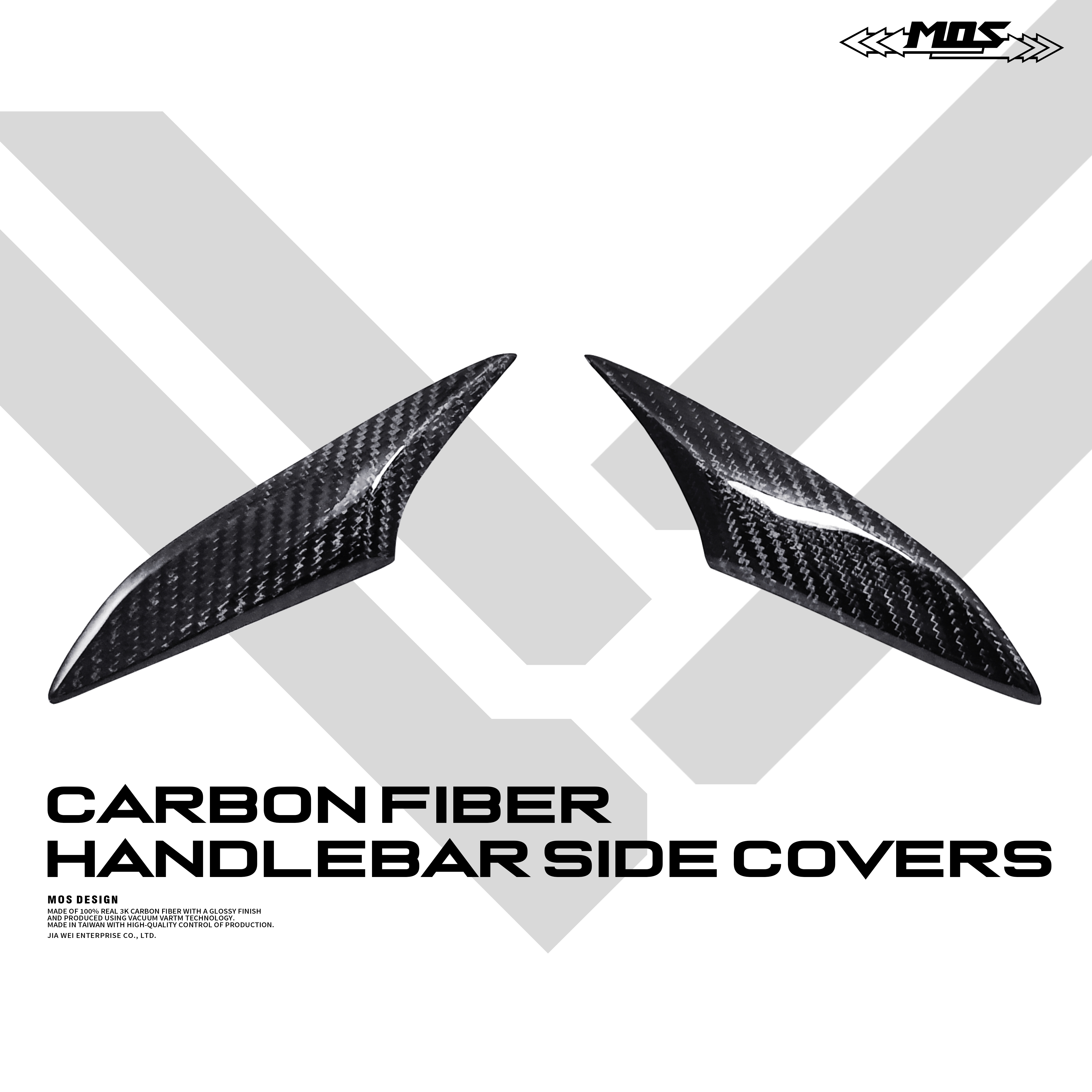 Carbon Fiber Handlebar Side Covers for Yamaha XMAX