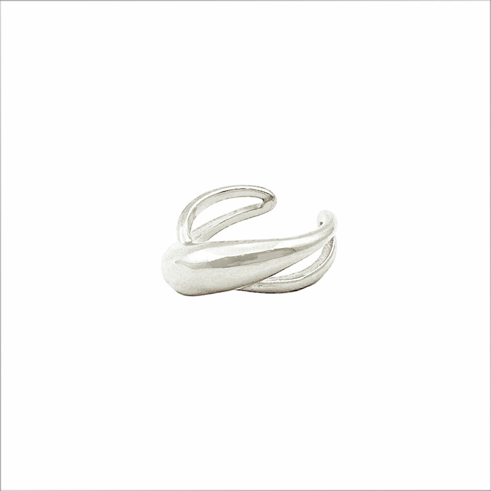 SNATCH Designer Meteor Lines Steel Ring - Silver