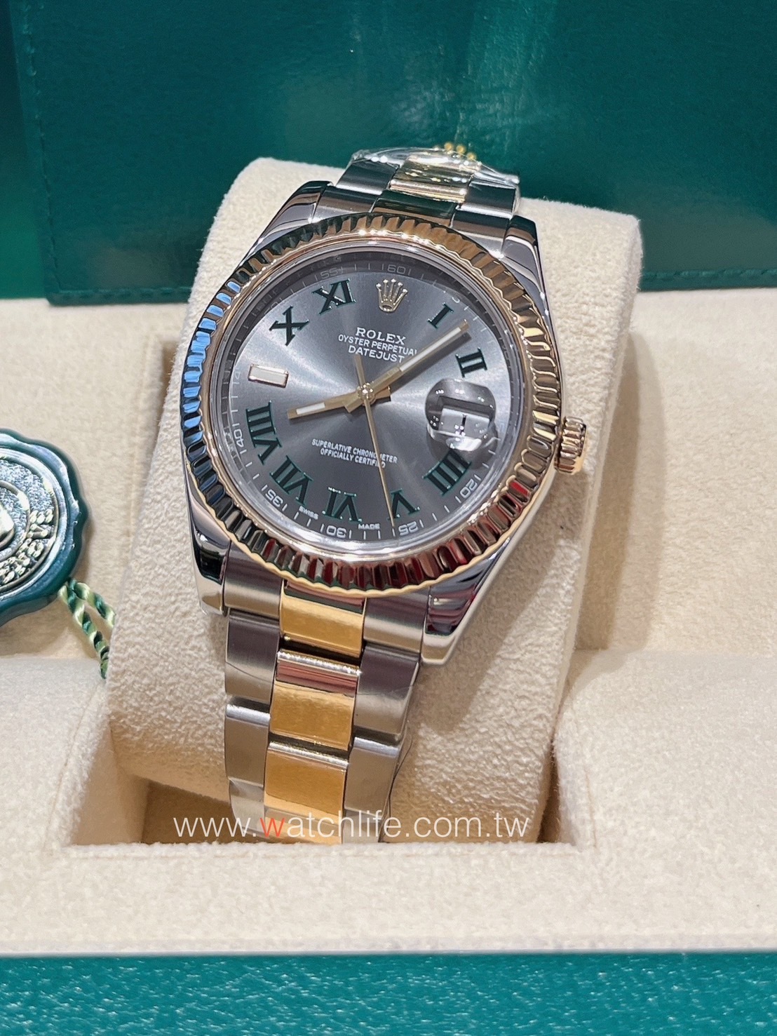 Rolex Datejust 116333 WIM綠羅馬 二手