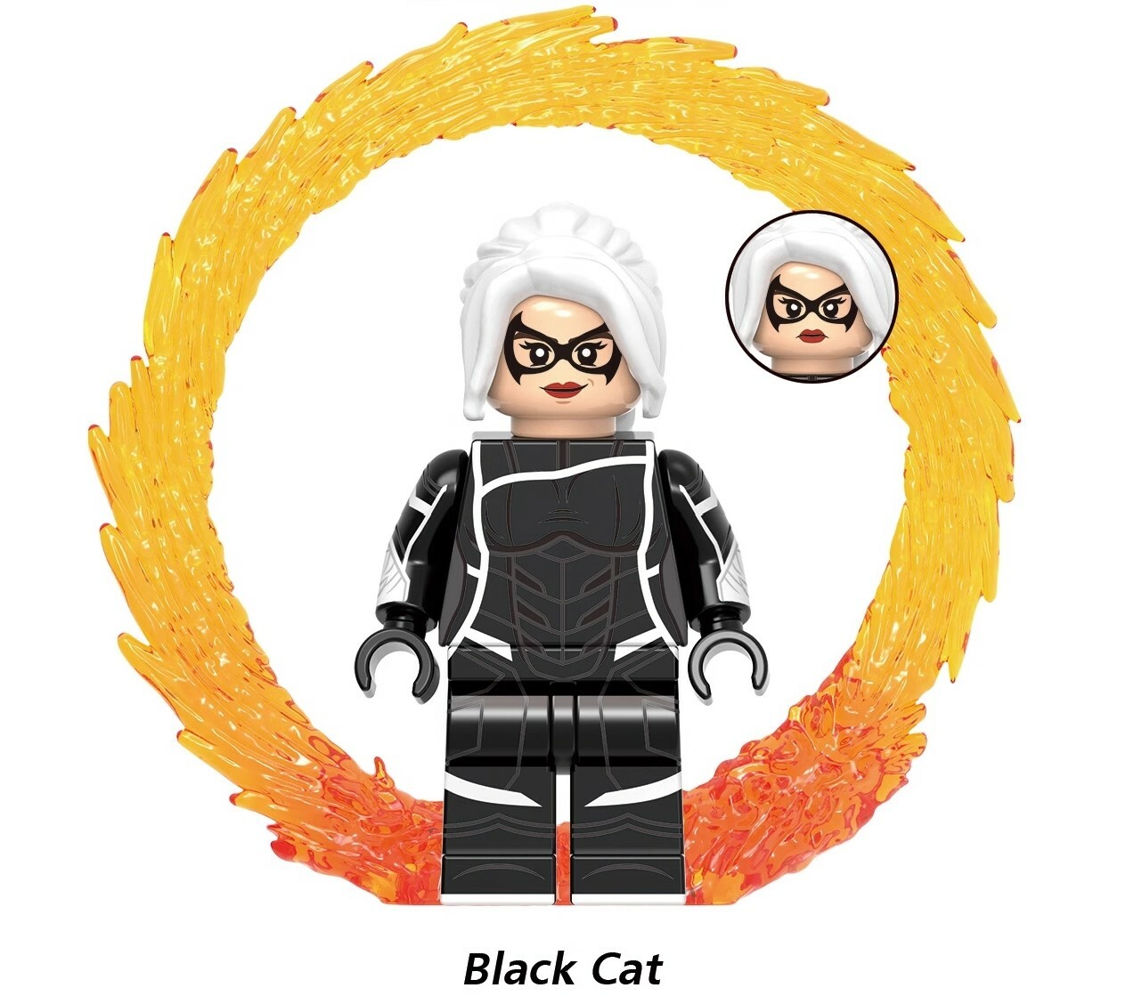 Black Cat Spiderman Marvel Minifigs Fit Lego GH0488