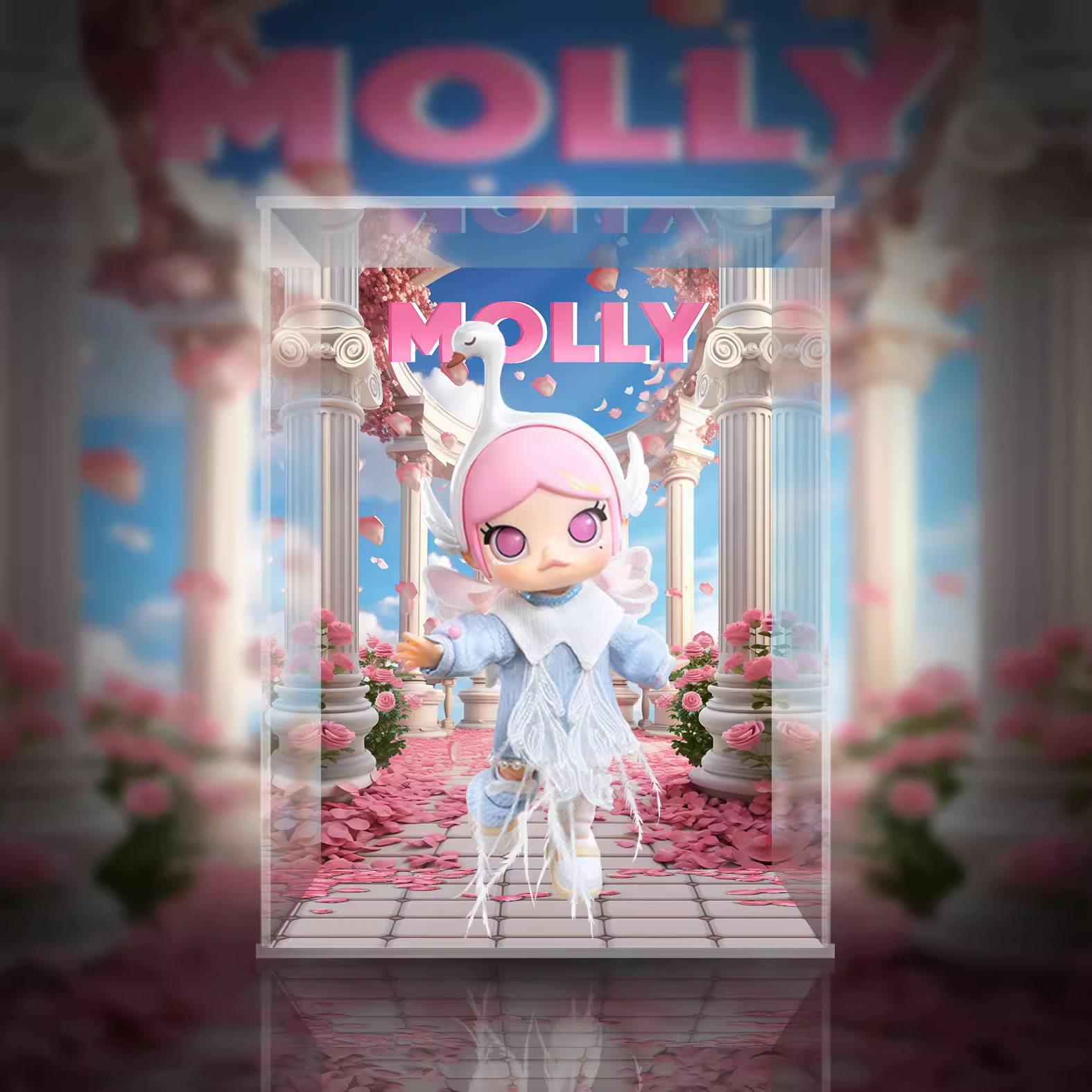 [AOWOBOX] MOLLY 蛻變天鵝 展示盒