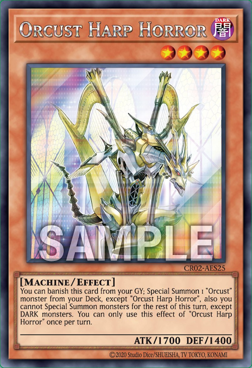 CR02-AE176 (SR/SER)Orcust Harp Horror