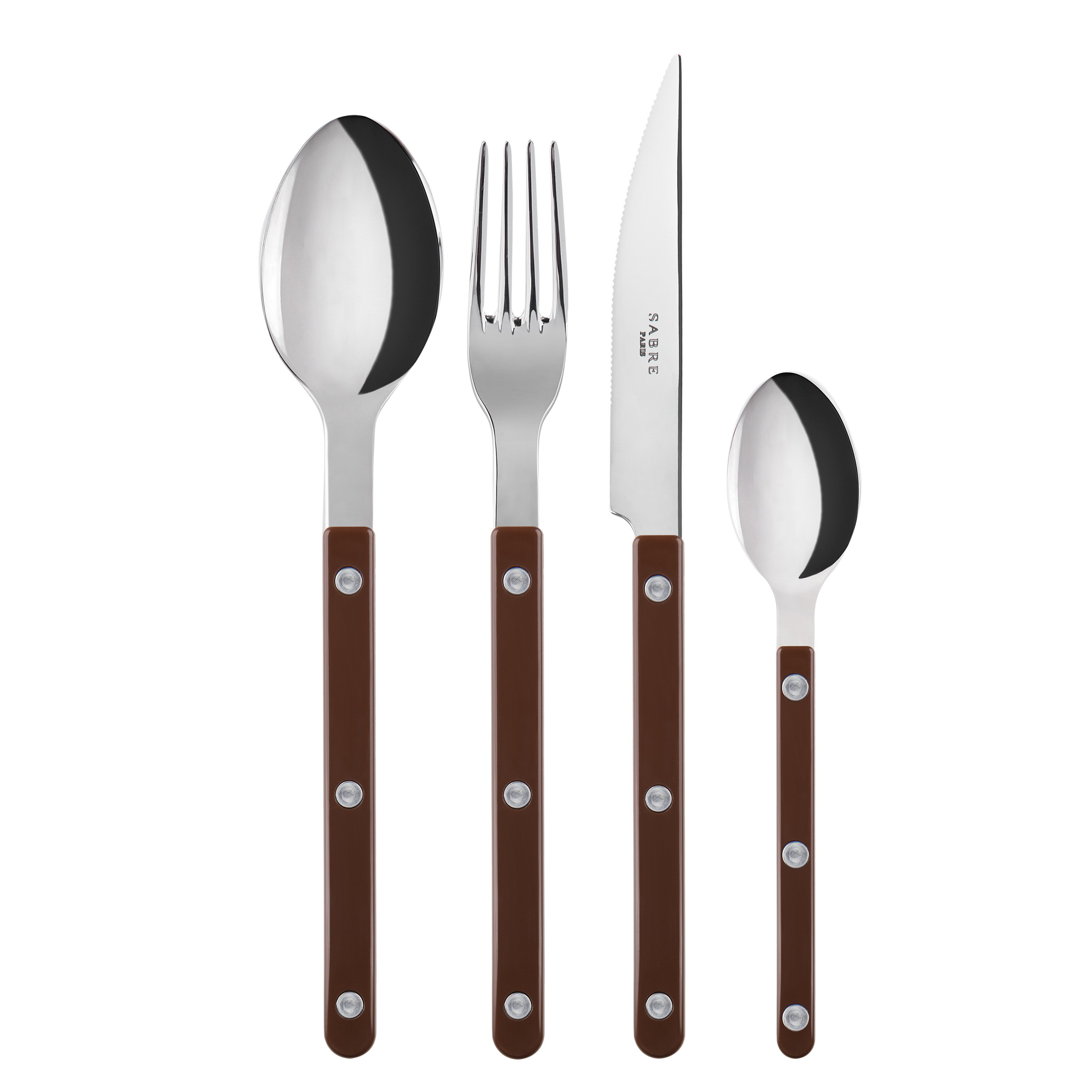SABRE | Bistrot Shiny Color Chocolate 4-piece set