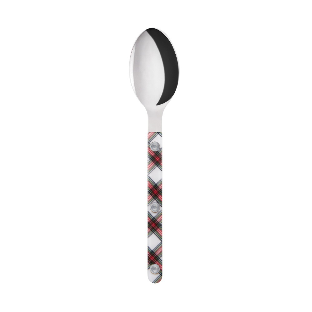 SABRE | Bistrot Shiny Tartan White Tea spoon