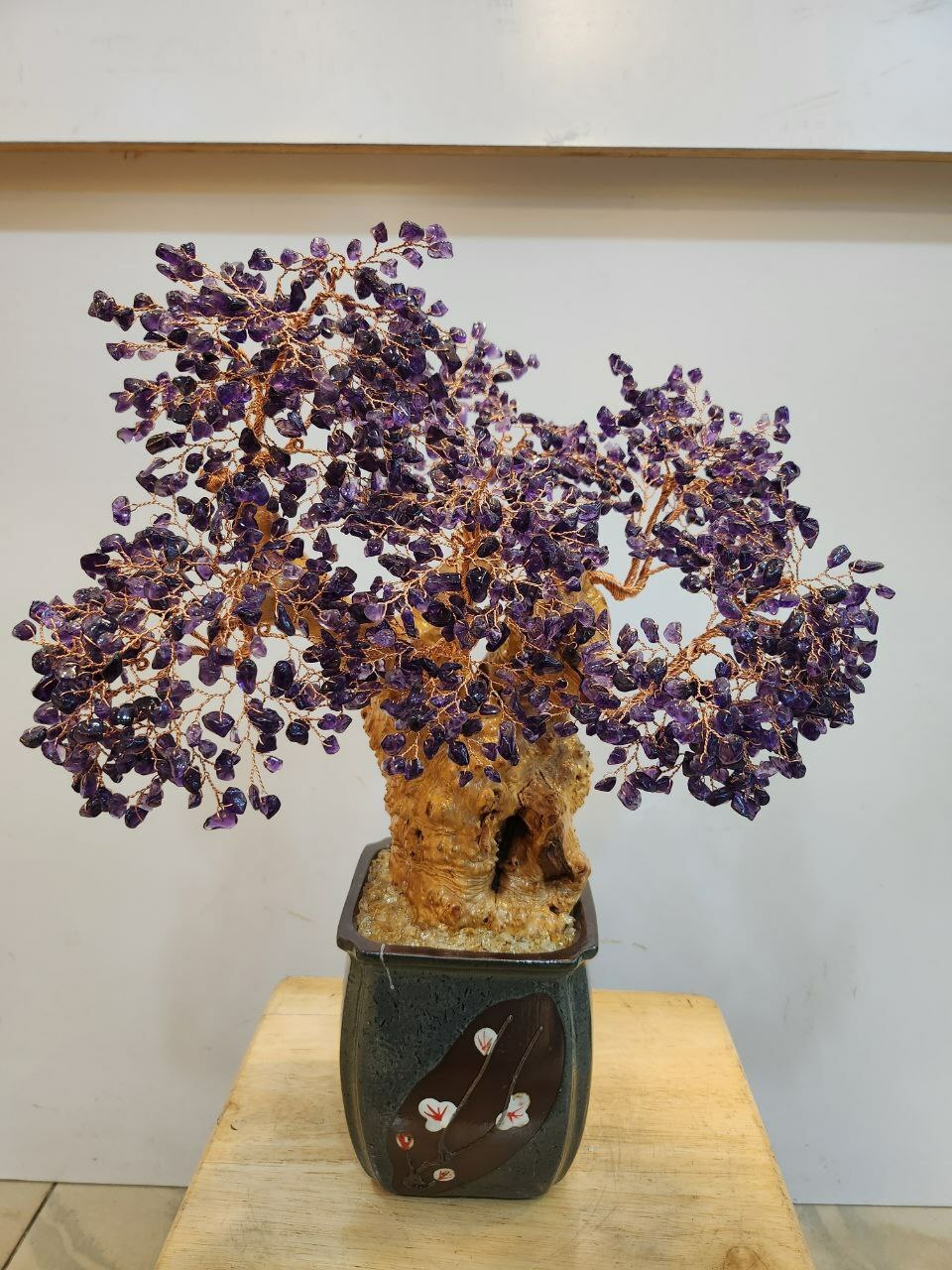 [S] CRYSTAL CHATEAU FU GUI CERAMIC FLOWER HIGH END CITRINE POT, HIGH ...