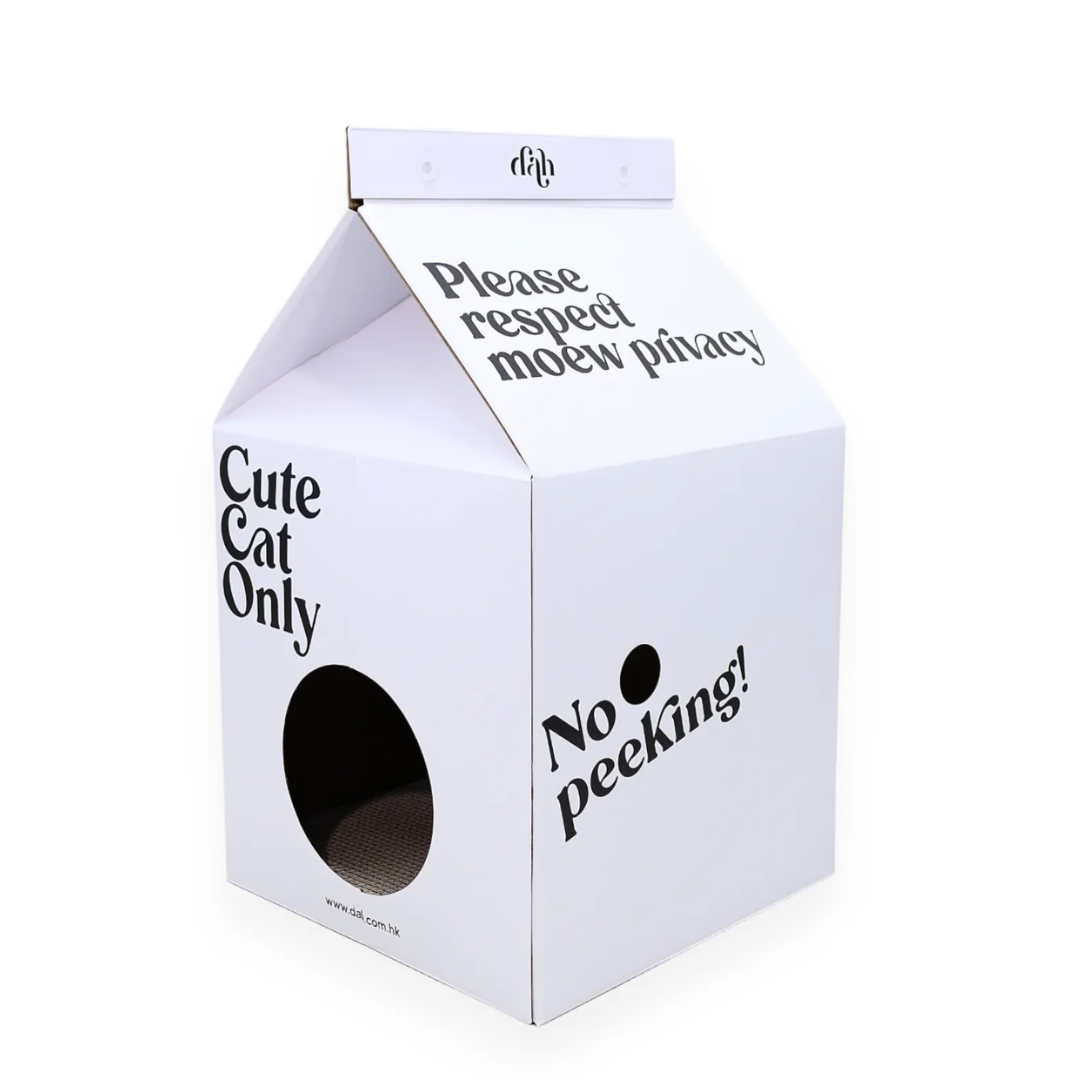 DAH - Hide & Scratch Milk Carton Scratcher (33x31.5x55.
