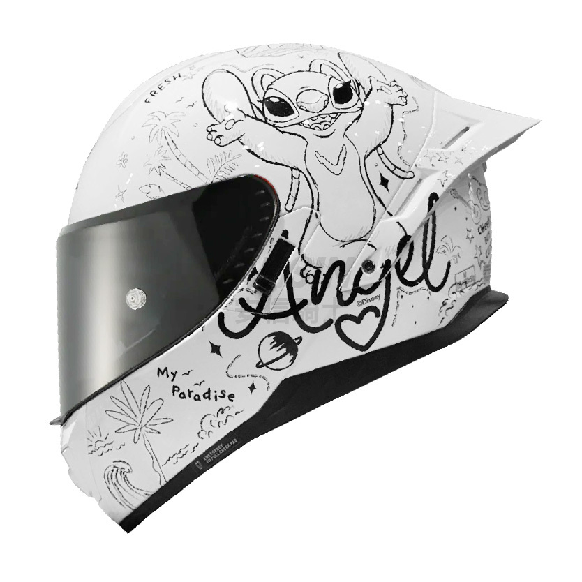 【送鏡片】MESUCA 麥斯卡 M601 彩繪 安琪聯名 全罩安全帽｜安信騎士