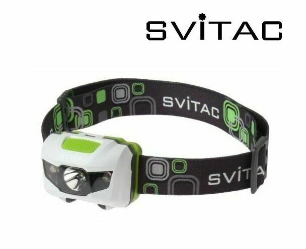 SVITAC ST-H1 120lm 3x AAA 白+紅光 頭燈