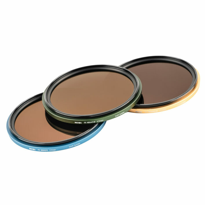 NiSi SWIFT FS ND Filter Kit with ND8 (3 Stop), ND64 (6