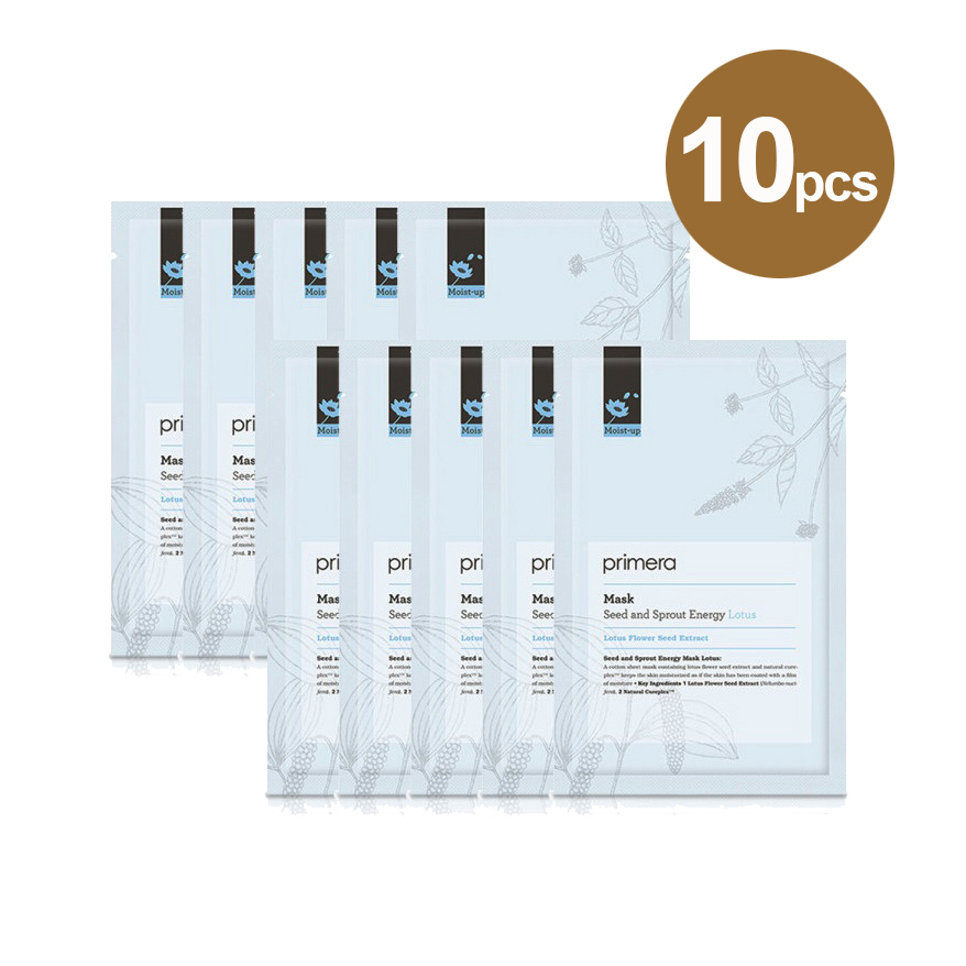 Primera Seed & Sprout Energy Mask Lotus 10 sheets