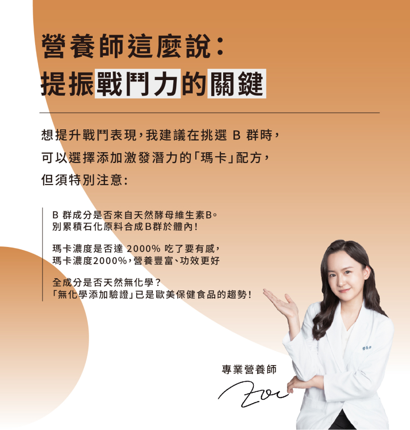 歐洲天然酵母維生素B群+2000%頂級黑瑪卡+鋅酵母 VITABOX®【威猛專科】