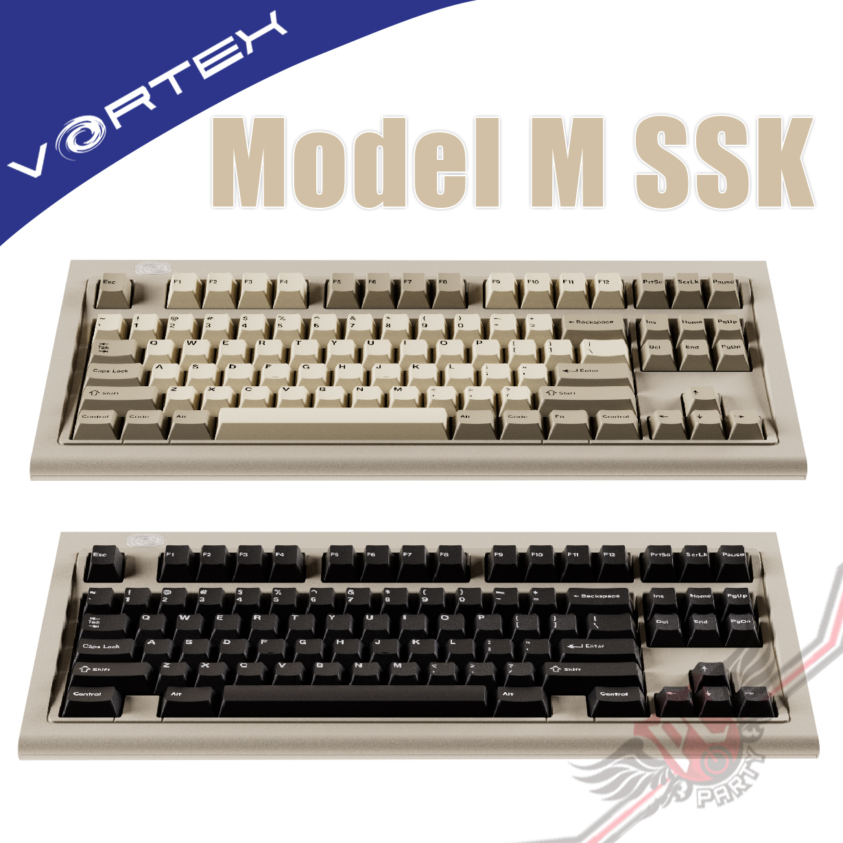 PC PARTY Vortex Model M SSK 三模無線機械式鍵盤