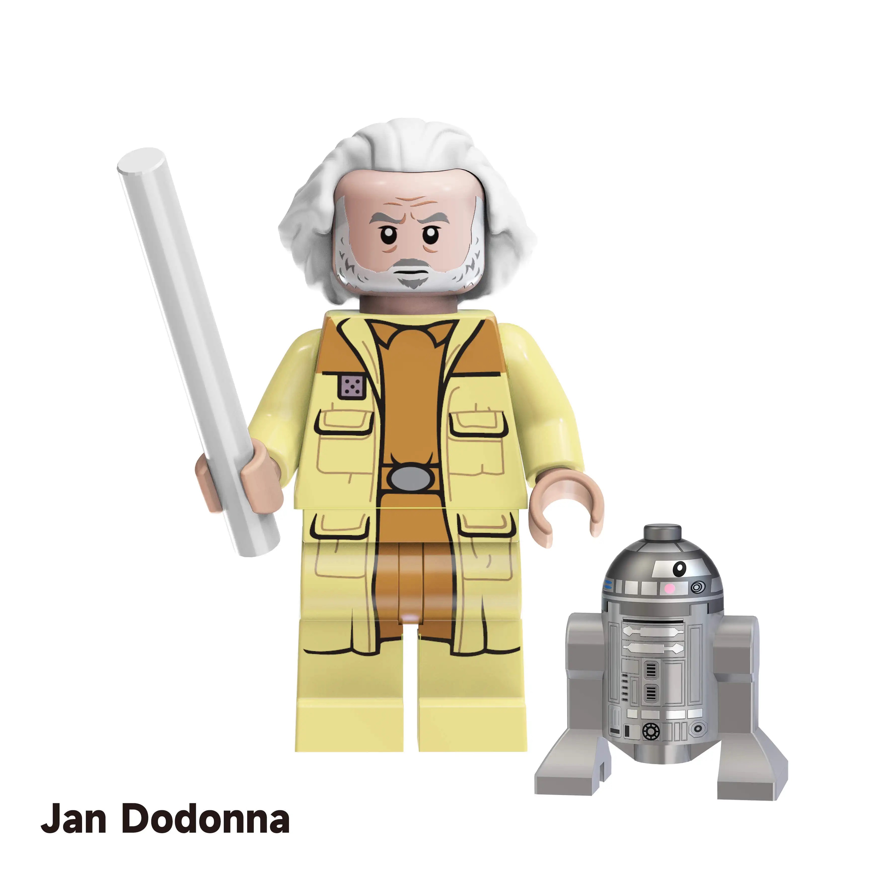Jan Dodonna Star Wars Minifigs fit Lego TV8080