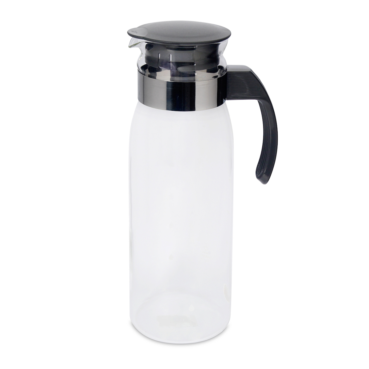 日本HARIO 1.4L 耐熱玻璃冷水瓶 -炭灰色 -RPLN-14CGH