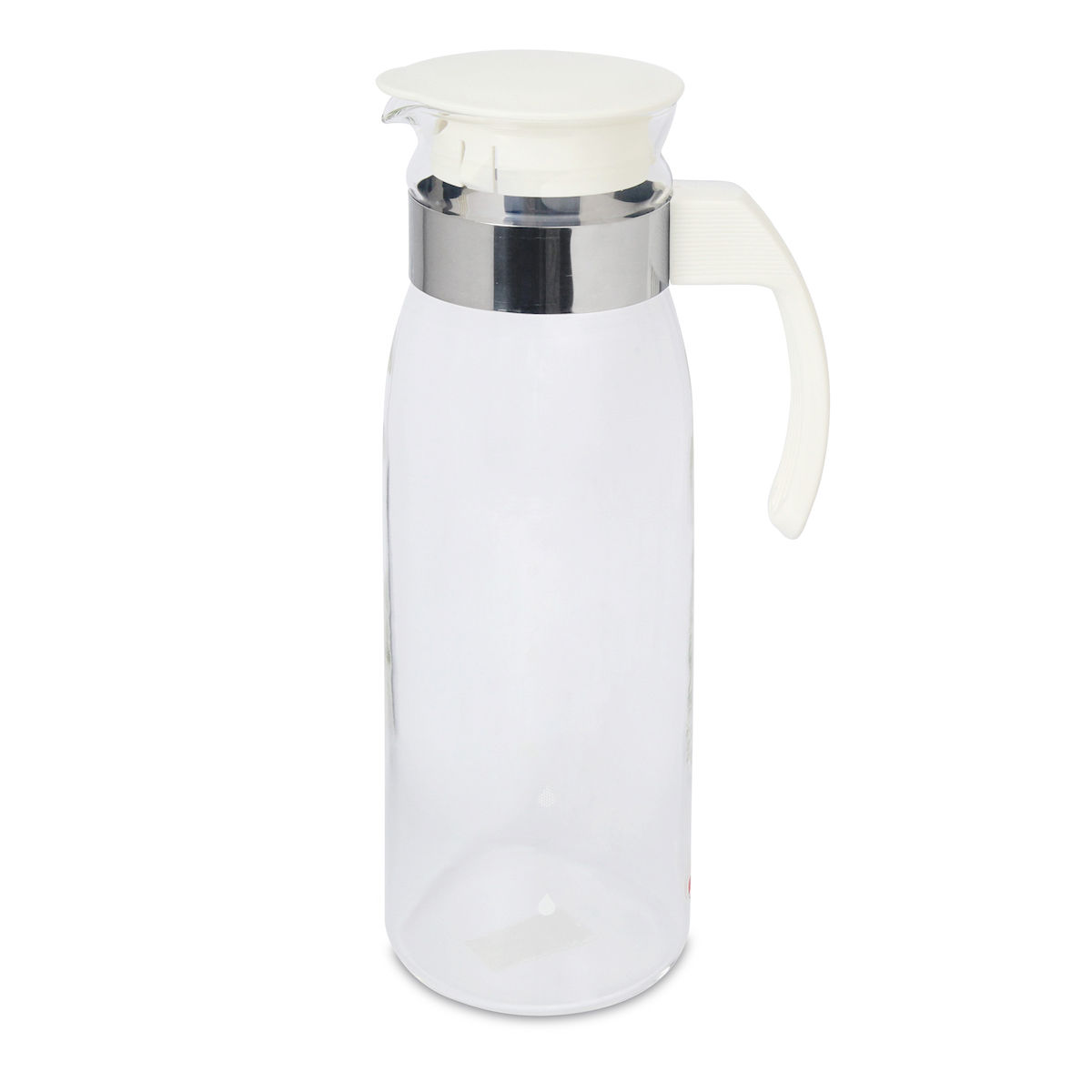 日本HARIO 1.4L 耐熱玻璃冷水瓶 -米白色 -RPLN-14OWH