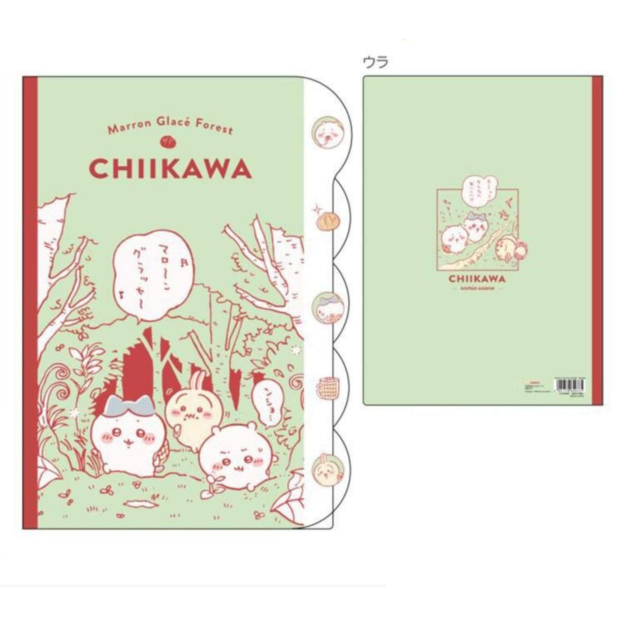 Chiikawa ♡ Comic Scene 5P文件夾 糖漬栗子森林