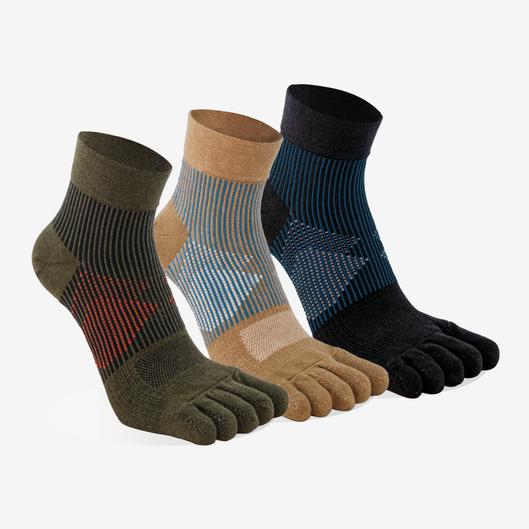 Men's TALARIA Toe Socks: 3-Pack|CHEGO