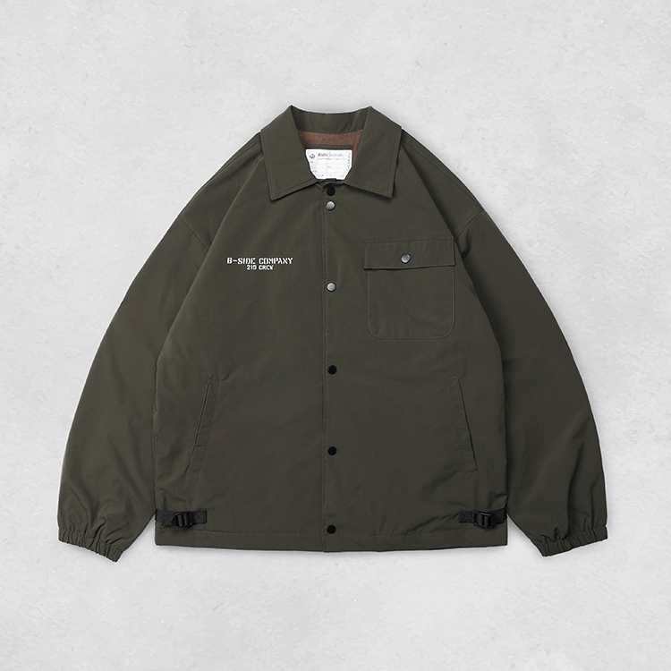 B-SIDE A2 COACH JACKET ARMY