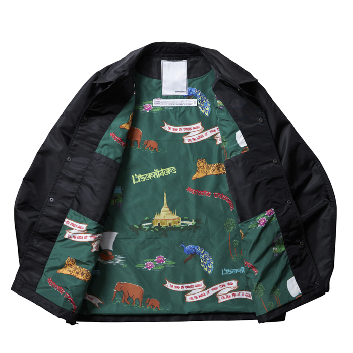 LIBERAIDERS 24S/S BENGAL LOGO COACH JACKET LIBERAIDERS 24S/S BENGAL LOGO COACH JACKET