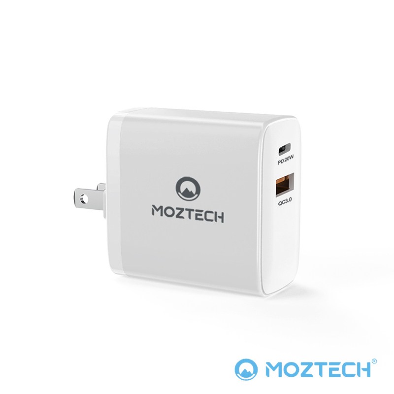 MOZTECH M2 PD38W+QC3.0 雙口快充頭｜AMMO DEPOT.彈藥庫