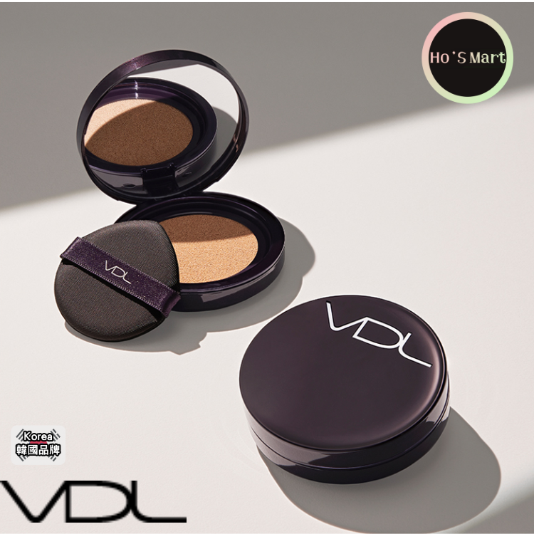 明亮底妝、減淡皺紋| VDL 遮瑕完美氣墊粉底 5色選擇|提供持久、滋潤